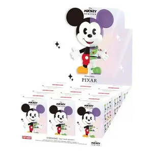 POP MART Disney Mickey Remixed Mickey Meets Pixar Series Figures Sealed Case - Multi-color