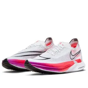 Nike Zoomx Streakfly Running Sneakers - White/pink