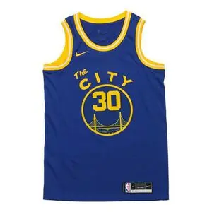 Nike Nba Golden State Warriors Classic Edition 2020 Jersey - Blue