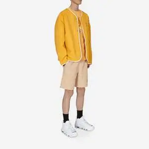 JORDAN X Union Crossover Solid Color Character Alphabet Printing Round Neck Short Sleeve Asia Edition Yellow - Default Color