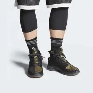 Adidas D Rose High Top Sneakers - Black