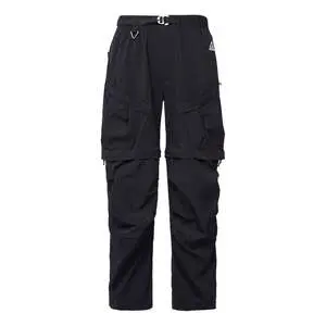 Nike Solid Color Multiple Pockets Detachable Athleisure Pants