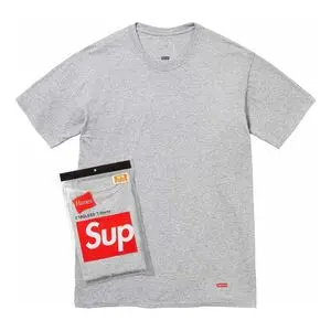 Supreme X Hanes Tagless T-shirt - Grey