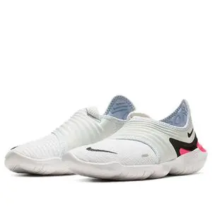 Nike Free Rn Flyknit 3.0 Sneakers - White/pink