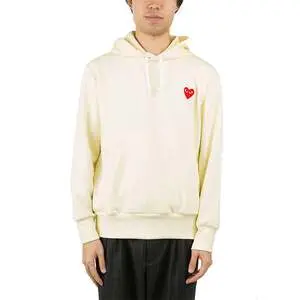 Play Comme Des Garcon Red Heart Hoodie