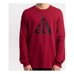 Nike X Long Sleeves Rose T-shirt - Red