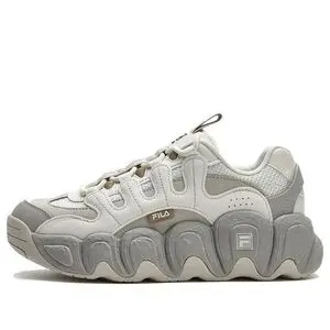 FILA Croissant Chunky Lace-up Sneakers - White/grey