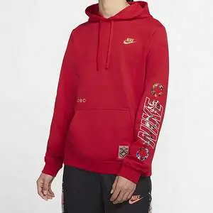 Nike Club Printing Long Sleeve Pullover