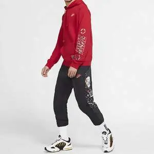 Nike Club Printing Long Sleeve Pullover