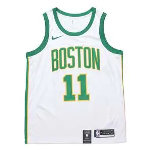 Nike Nba Kyrie Irving Boston Celtics Basketball Jersey - Whitegreen