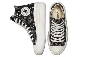 CONVERSE Chuck Taylor All Star Move High Top Sneakers - Black/white
