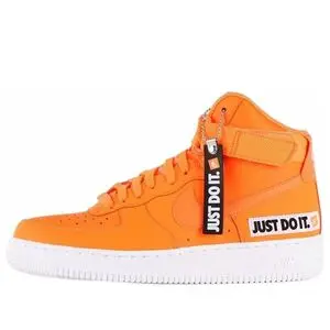 Nike Force 1 High Top Sneakers - Orange