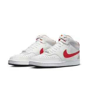 Nike Court Vision Mid Next Nature Sneakers - White/white/washed Teal