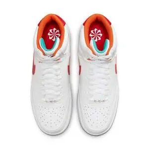 Nike Court Vision Mid Next Nature Sneakers - White/white/washed Teal