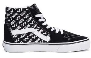 VANS Sk8-hi Logo Repeat High Top Sneakers - Black