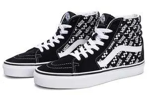 VANS Sk8-hi Logo Repeat High Top Sneakers - Black