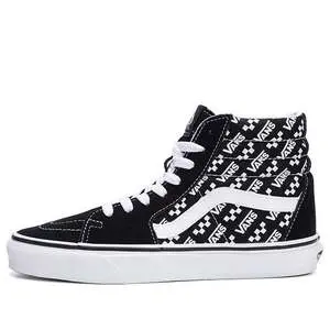 VANS Sk8-hi Logo Repeat High Top Sneakers - Black