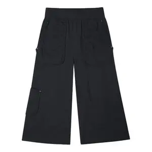 CONVERSE Knit Cargo Straight Casual Trousers - Black