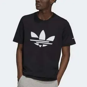 Adidas Originals Clouds Classic Large Logo Breathable Sports Short Sleeve - Black