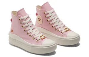 CONVERSE Chuck Taylor All Star Move Platform High Top Sneakers - Pink/red