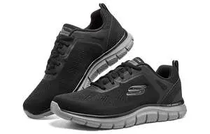 Sketchers Track Broader Trainers - Black/grey
