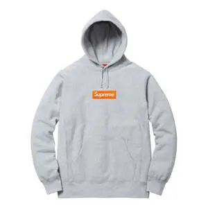 Supreme Box Logo Hooded Sweatshirt - Grey