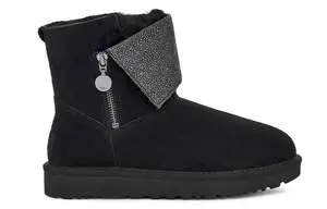 UGG Classic Caviar Zip Up Boots