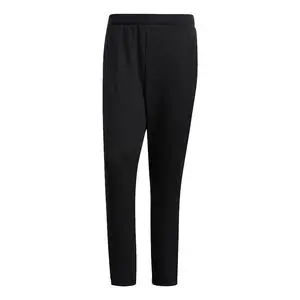 Adidas Wj Kn Pm Pnt Solid Color Training Running Sports Pants/trousers/joggers - Black
