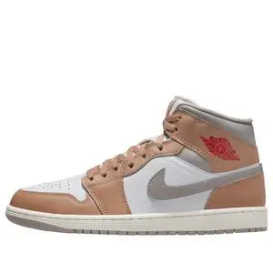 JORDAN Air Jordan 1 Mid Sneakers Hemp/white/college Grey