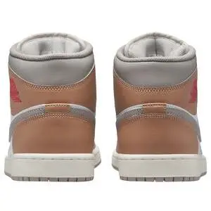 JORDAN 1 Mid Sneakers - Hemp/white/college Grey