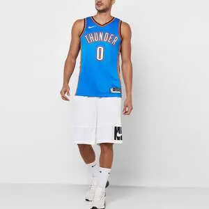 Nike Oklahoma City Thunder Russell Westbrook Swingman Jersey - Blue