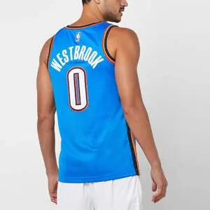 Nike Oklahoma City Thunder Russell Westbrook Swingman Jersey - Blue
