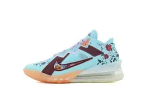 Nike Mimi Plange X Lebron 18 Low "daughters" Athletic Sneakers - Blue/red