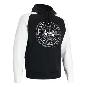 Under Armour Rival Varsity Fleece Hoodie - Black/white