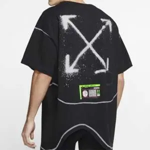 Nike X Off-white Graphic Print T-shirt - Black