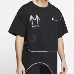 Nike X Off-white Graphic Print T-shirt - Black