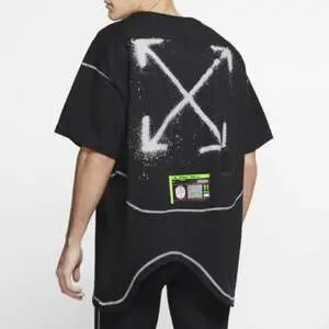 Nike X Off-white Graphic Print T-shirt - Black