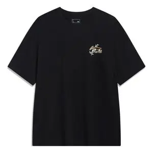 LI-NING Classic Logo T-shirt 'black - Black/multi-color