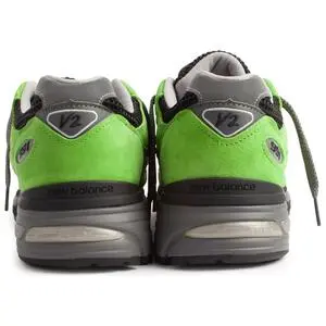 NEW BALANCE 991v2 "green Black" Sneakers - Green/black