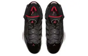 JORDAN 6 Rings Varsity Red Athletic Sneakers - Black