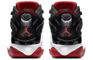 JORDAN 6 Rings Varsity Red Athletic Sneakers - Black