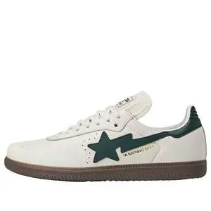 Adidas X A Bathing Ape Samba "white Forest" Sneakers - White/forest