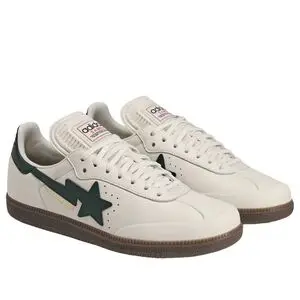 Adidas X A Bathing Ape Samba "white Forest" Sneakers