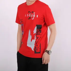 JORDAN Sport Dna Ss20 Printed Short Sleeve Tee - Red