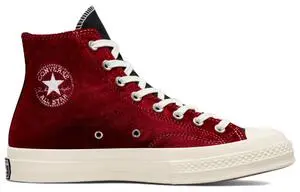 CONVERSE Chuck 70 High Top "color Block Velvet - Red/black