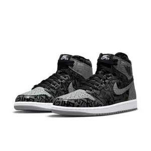 JORDAN 1 Retro High Og Rebellionaire Sneakers - Black/white/particle Grey