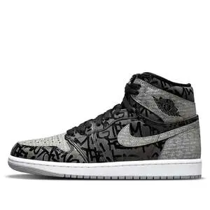 JORDAN 1 Retro High Og Rebellionaire Sneakers - Black/white/particle Grey