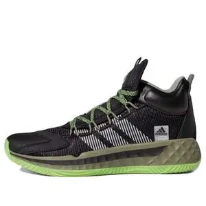 Adidas Pro Boost Mid Sneakers - Black/green