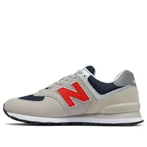 NEW BALANCE New Balance 574 Athletic Sneakers Grey/red