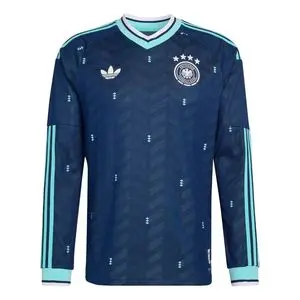 Adidas Germany 2026 Away Authentic Long Sleeve Jersey - Collegiate Navy
